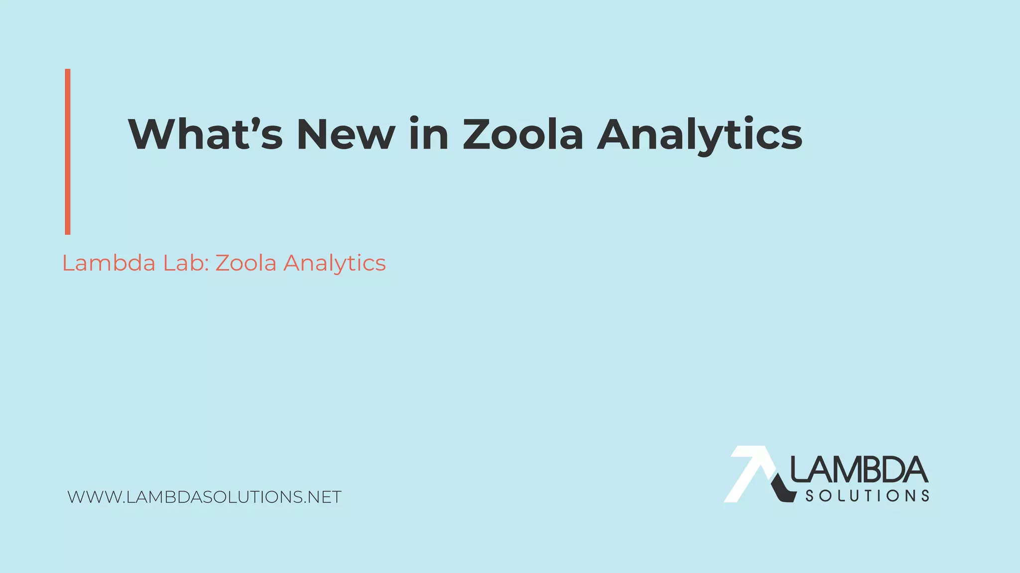 What's New in Zoola Analytics: Enhanced Scheduler, Charts, Reports, and Dashboards | PDF ...