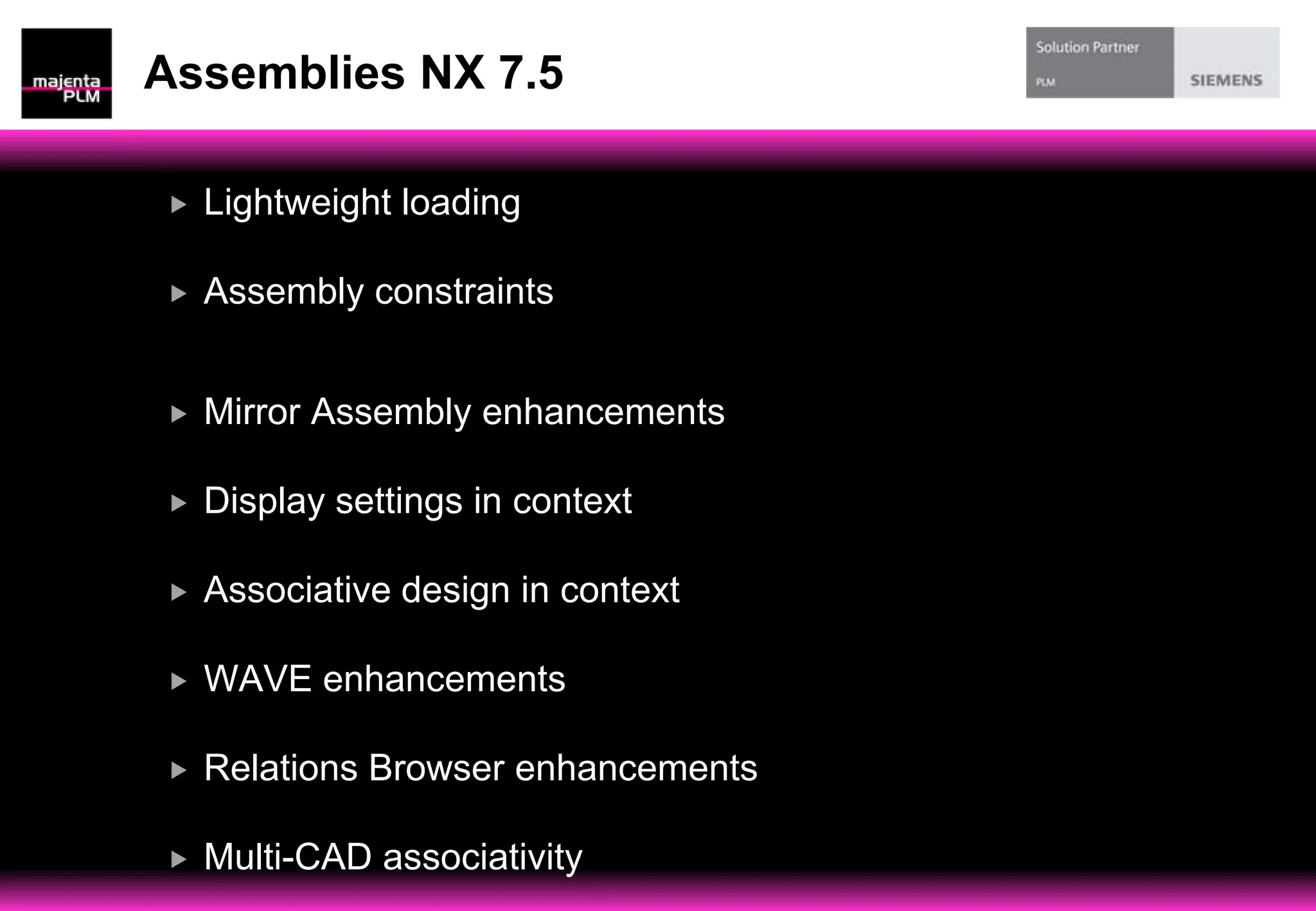 Whats new Siemens NX7.5 | PPTX