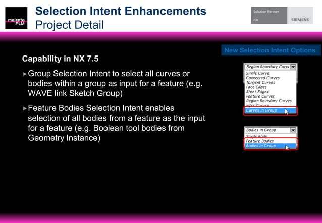 Whats new Siemens NX7.5 | PPTX