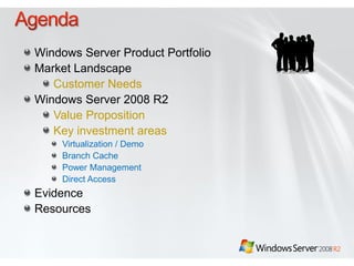 Microsoft India - Whats New in Windows Server 2008 R2 Presentation | PPT
