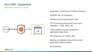 What's New VMware NSX Advanced Load Balancer (Avi Networks) | PPTX
