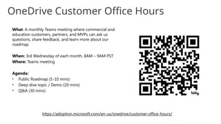 Overview of New Microsoft OneDrive Updates and Features in 2026 | PPTX