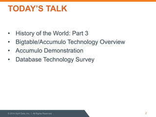 What's Next for Google's BigTable | PDF | Databases | Computer Software and Applications