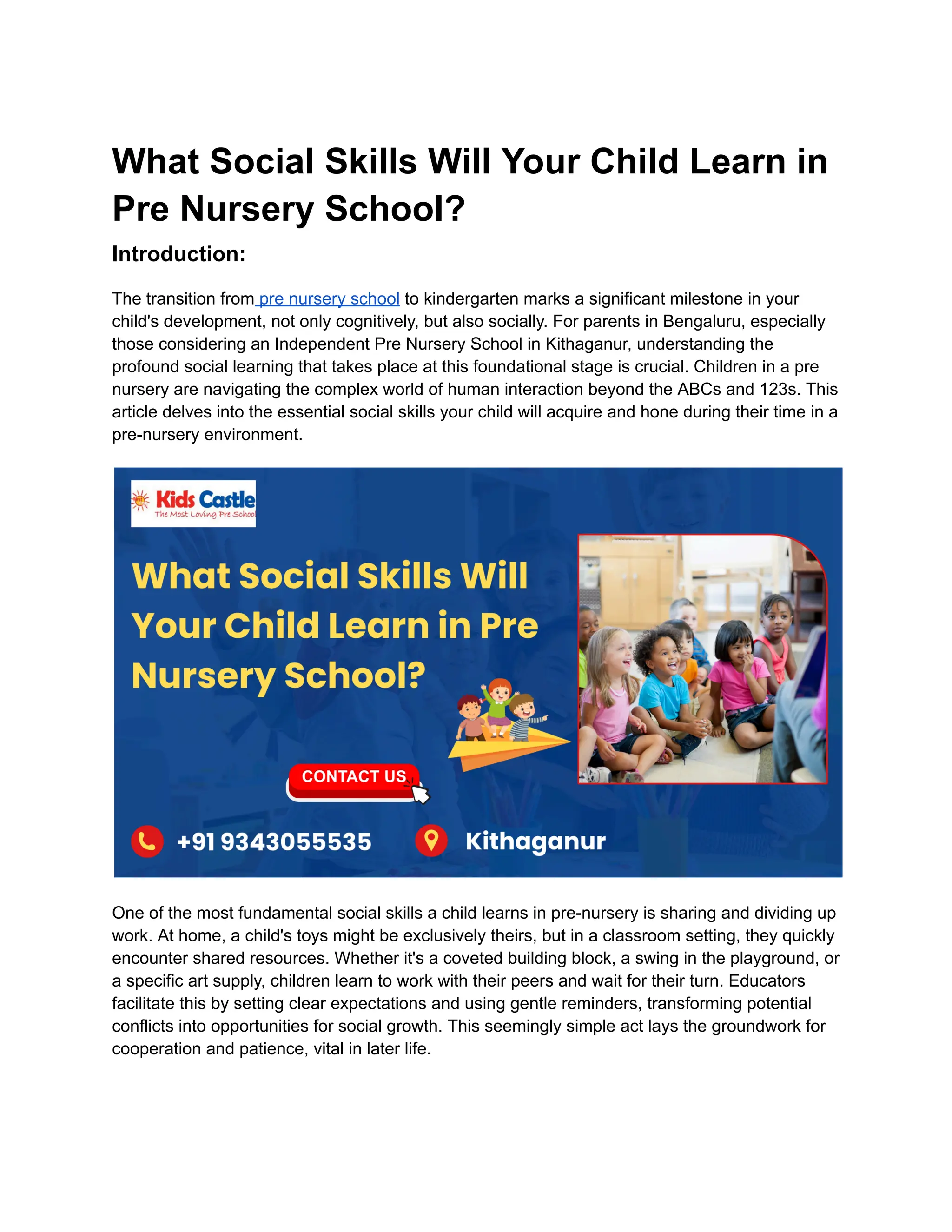 What Social Skills Will Your Child Learn in Pre Nursery School.pdf