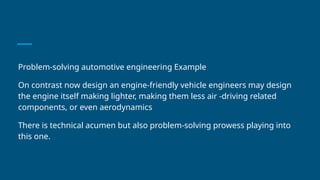 What soft skills are required for automotive engineering | PPTX