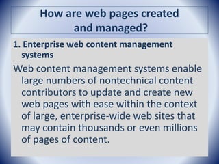 What's on the web | PPTX