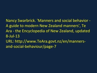 What’s polite in New Zealand | PPT