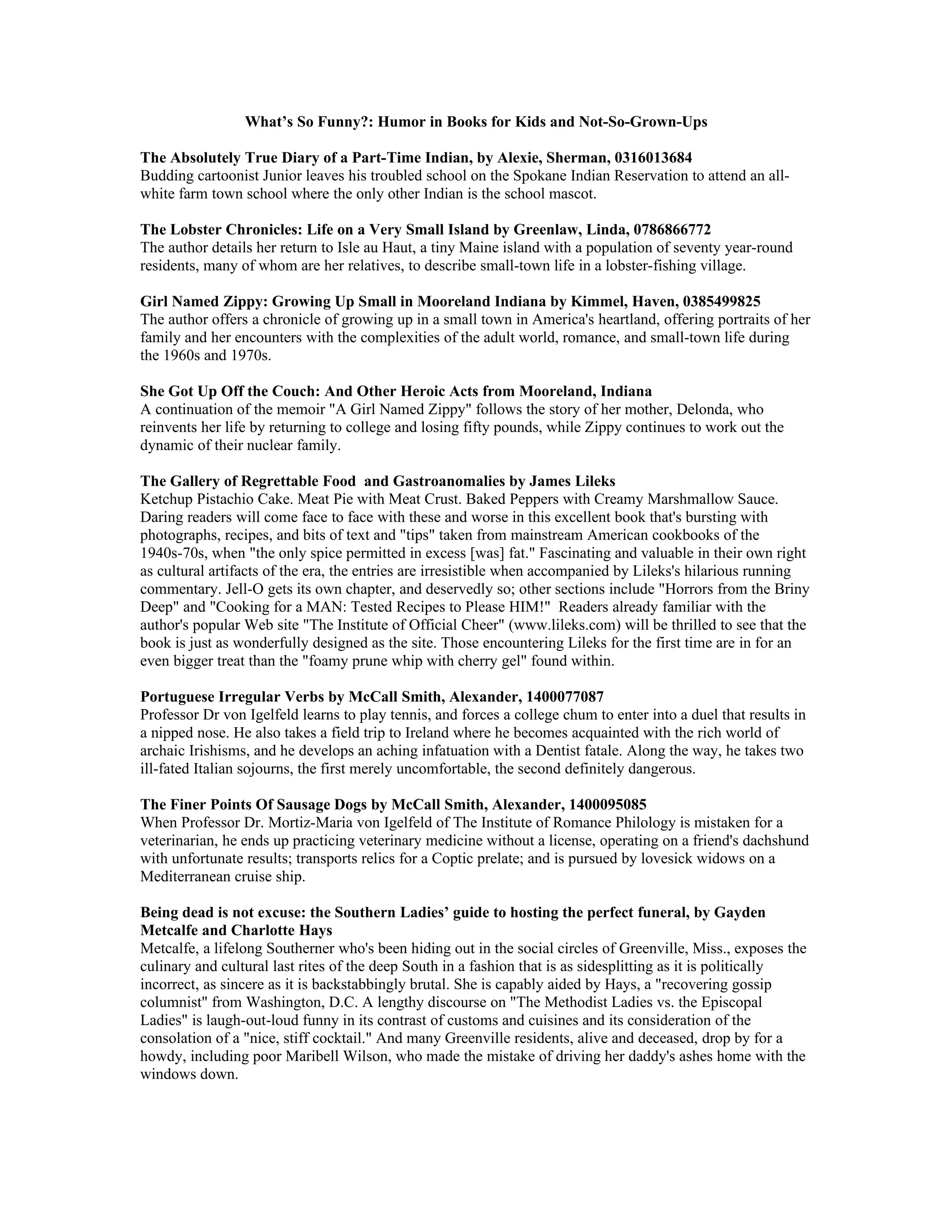 What's So Funny | DOC