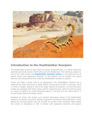 What's So Special About the Deathstalker Scorpion_.pdf