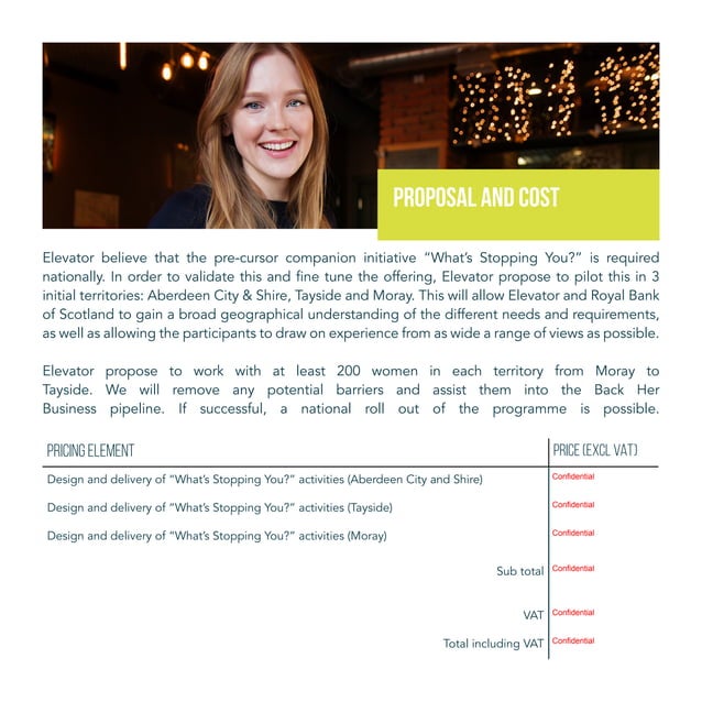 Elevator Proposal for RBS Tender - Redacted* | PDF