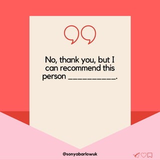 How to politely say no | PDF