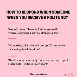 How to politely say no | PDF
