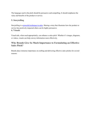 What Steps to take for presenting an Effective Sales Pitch.pdf