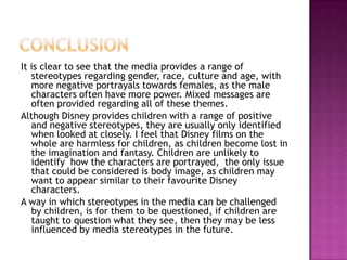 What stereotypes are found in television and films | PPT