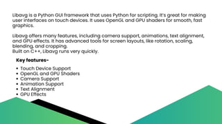 What's the best GUI library for Python.pdf