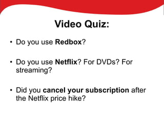 Netflix's Pricing Increase | PPT