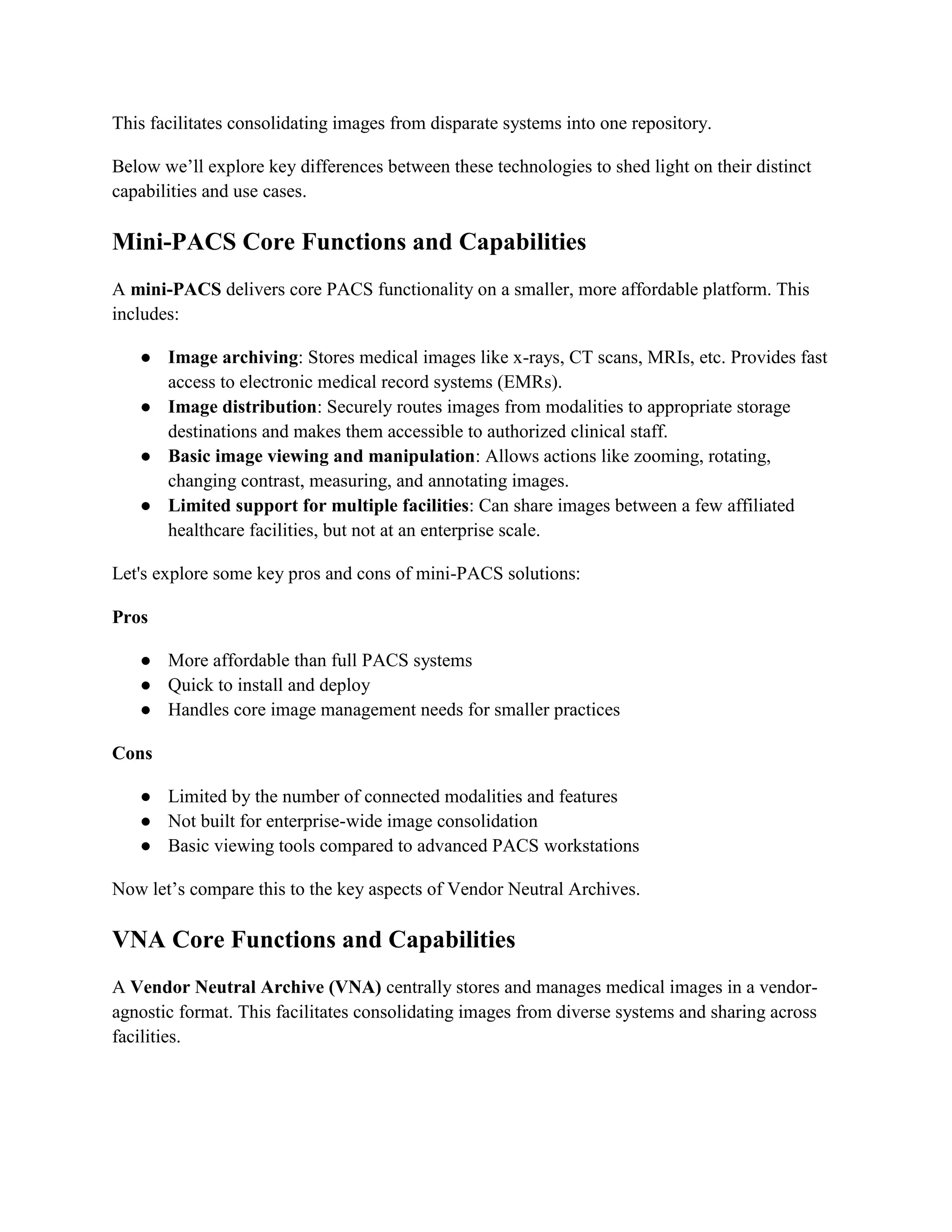 What's the Difference Between a Mini-PACS and VNA A Breakdown.pdf