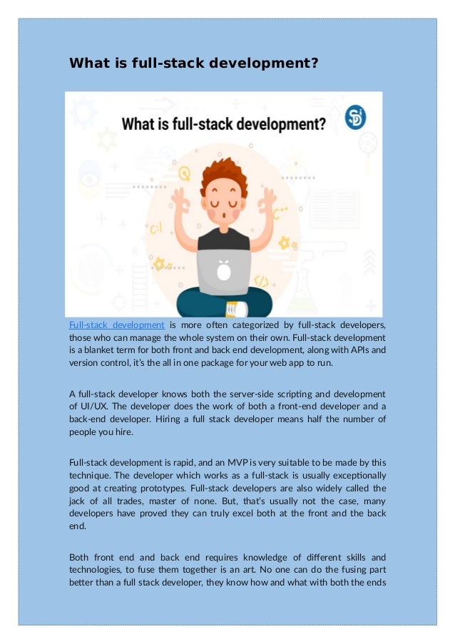 Whats the difference between front end, back-end, and full-stack ...