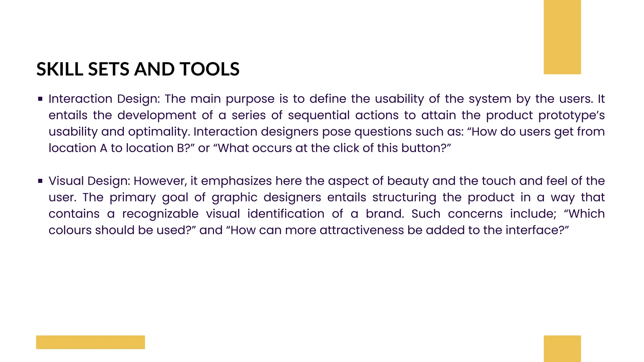 What's the Difference Between nteraction Design and Visual Design (UI ...