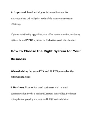 What’s the Difference Between PBX and IP PBX.pdf
