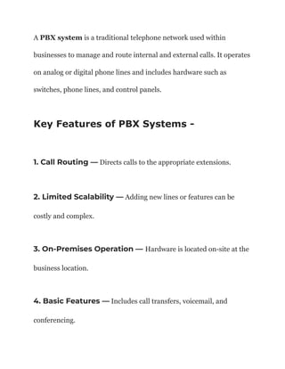 What’s the Difference Between PBX and IP PBX.pdf