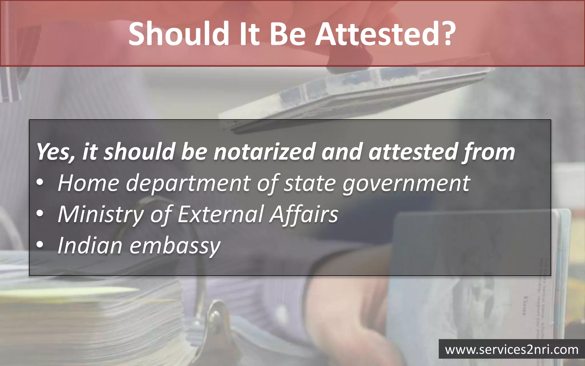 What’s the format of single status certificate india | PPTX