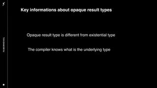 Whats to come with swift generics | PPT