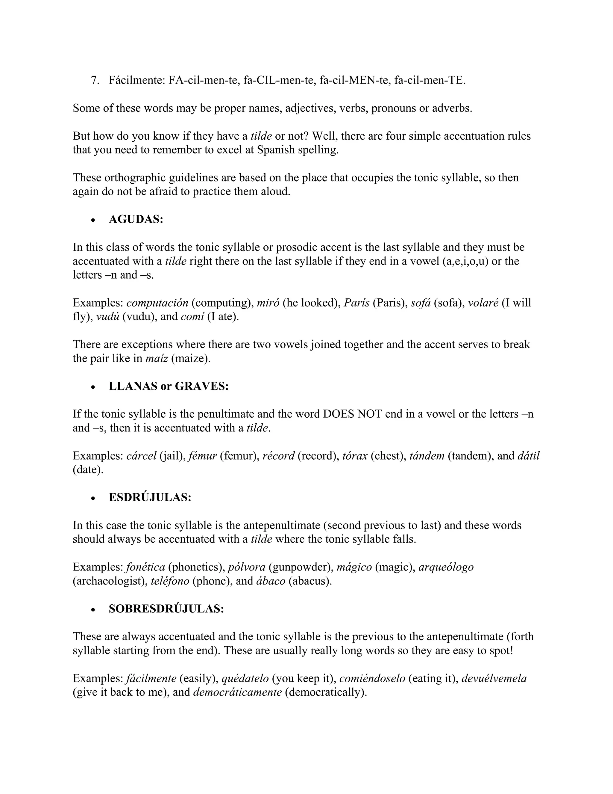 What's Up With Spanish Accent Marks | PDF