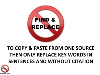 Whats wrong with copy and paste: The Untold Consequences | PPTX