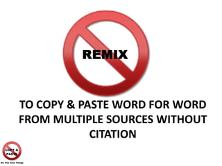 Whats wrong with copy and paste: The Untold Consequences | PPTX