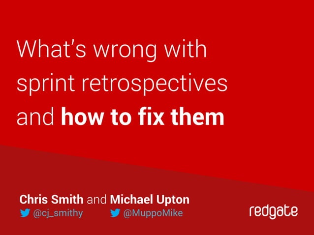 What's wrong with sprint retrospectives and how to fix them | PPTX | Resume Writing and Advice ...