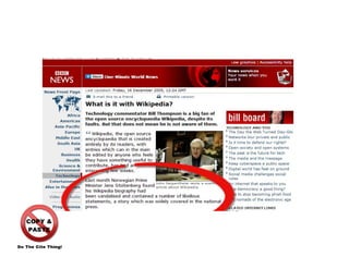 Whats wrong with wikipedia: How to evaluate the academic credibility of ...