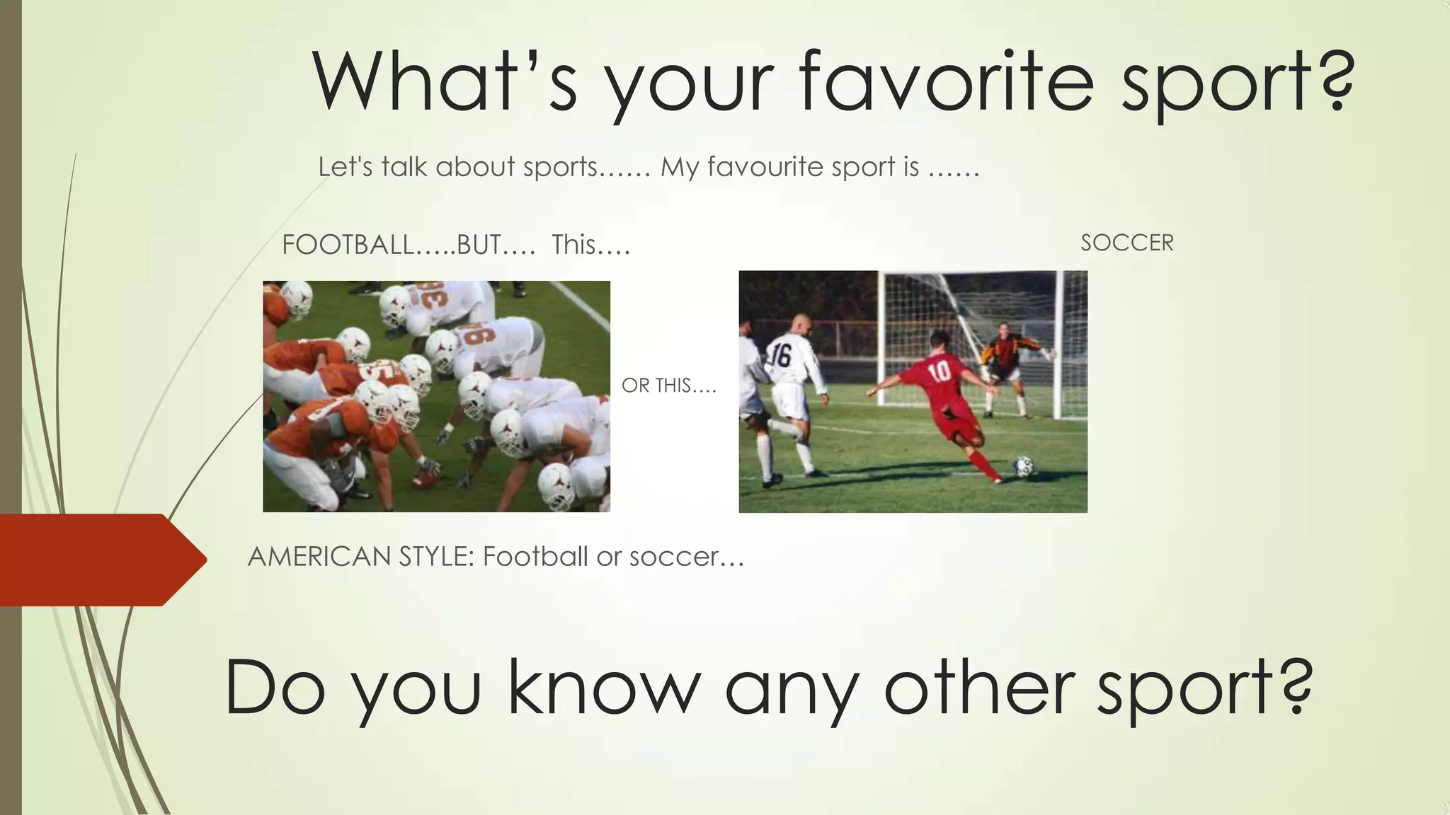 Whats your favorite sport? | PPTX