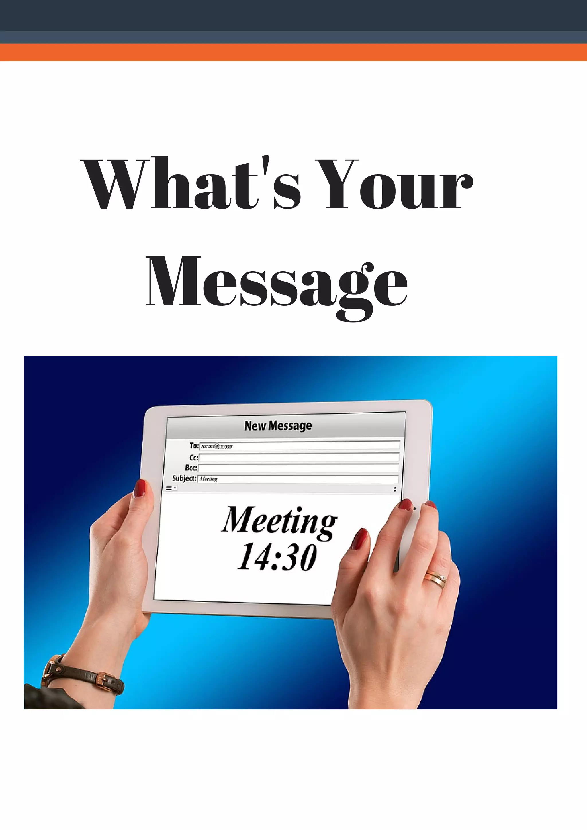 What's your message | PDF