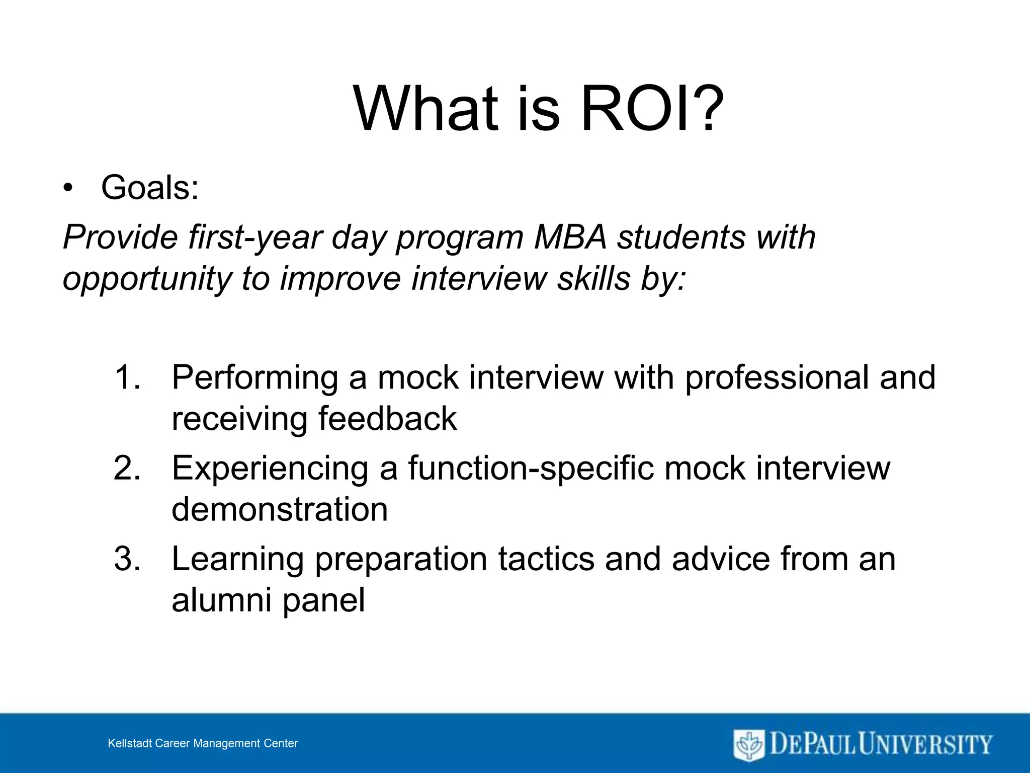 ROI Volunteer Training | PPT