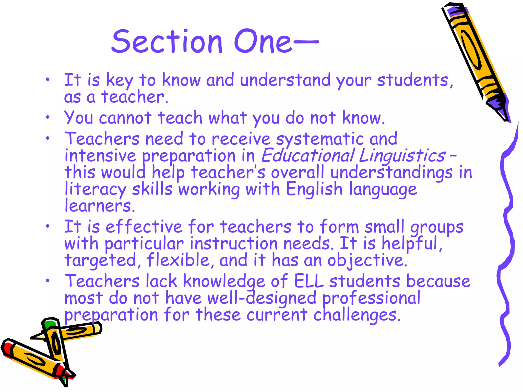 What teachers need to know about languageppt | PPT