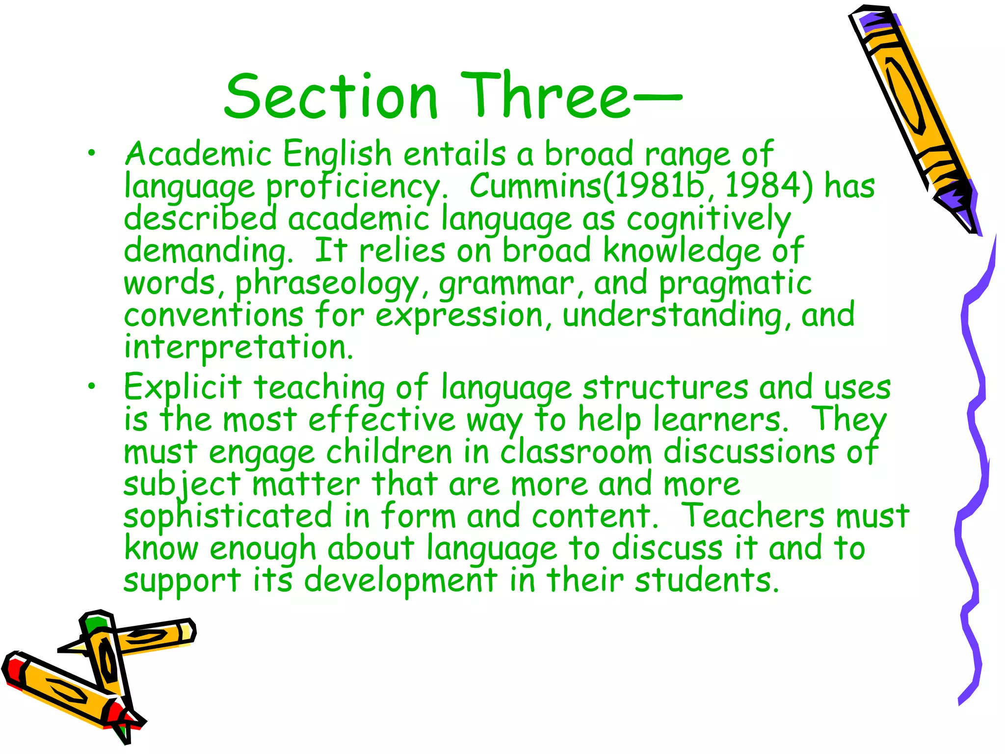 What teachers need to know about languageppt | PPT