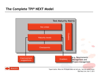 Test Process Improvement with TPI NEXT - what the model does not tell ...