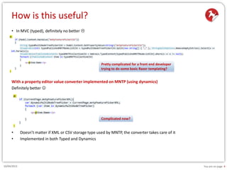 What the heck is a Umbraco property editor value converter? | PPT