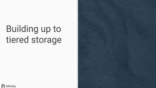 Tiered storage intro. By Robert Hodges, Altinity CEO | PDF