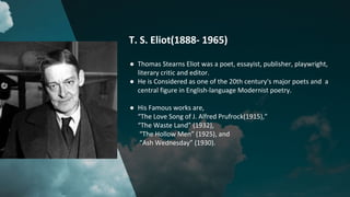 “Da Da Da”, What the thunder said in Eliot’s Poem ‘The Waste Land’.pptx