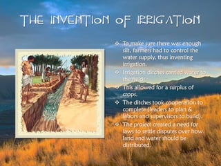 Mesopotamian Inventions Irrigation
