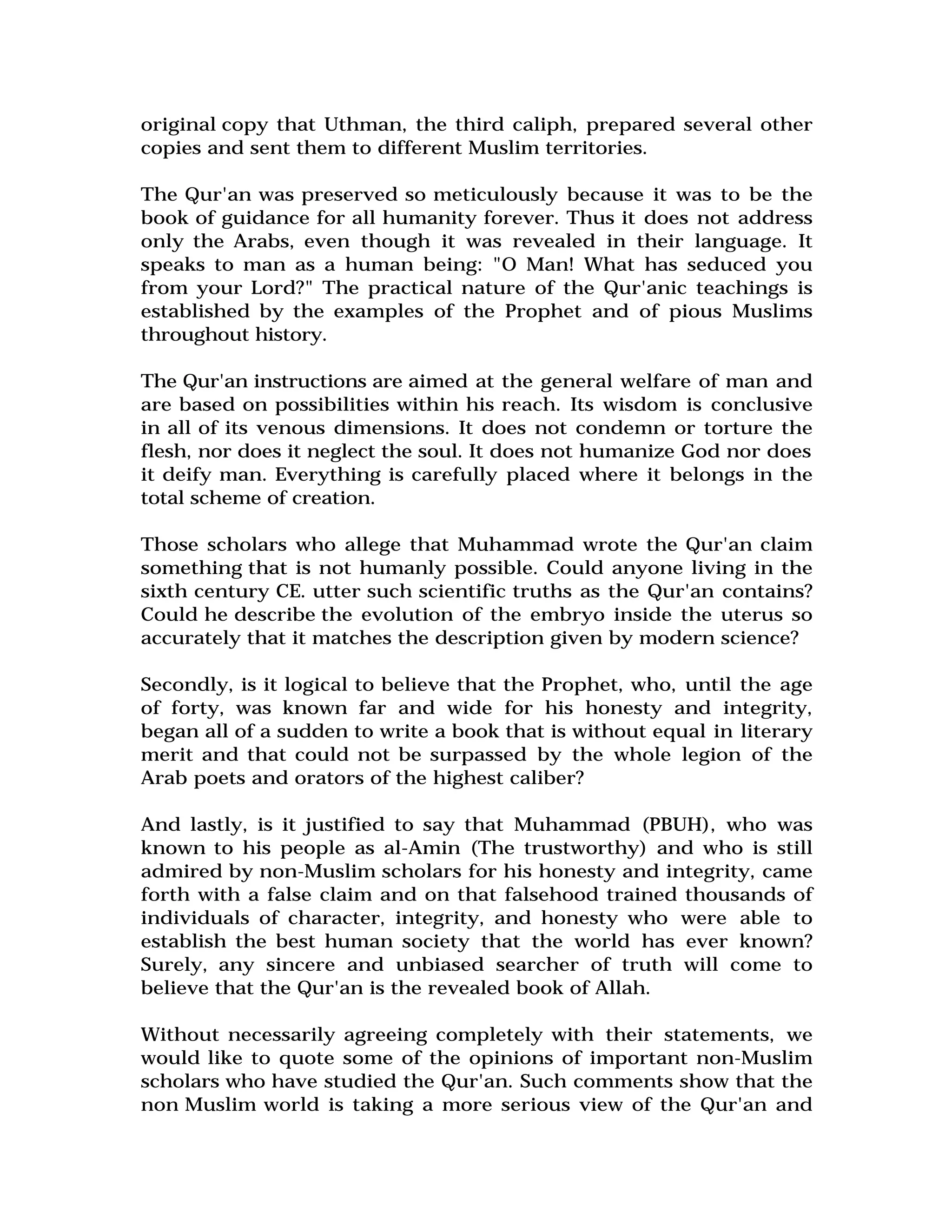 What they say about the quran | ZIP