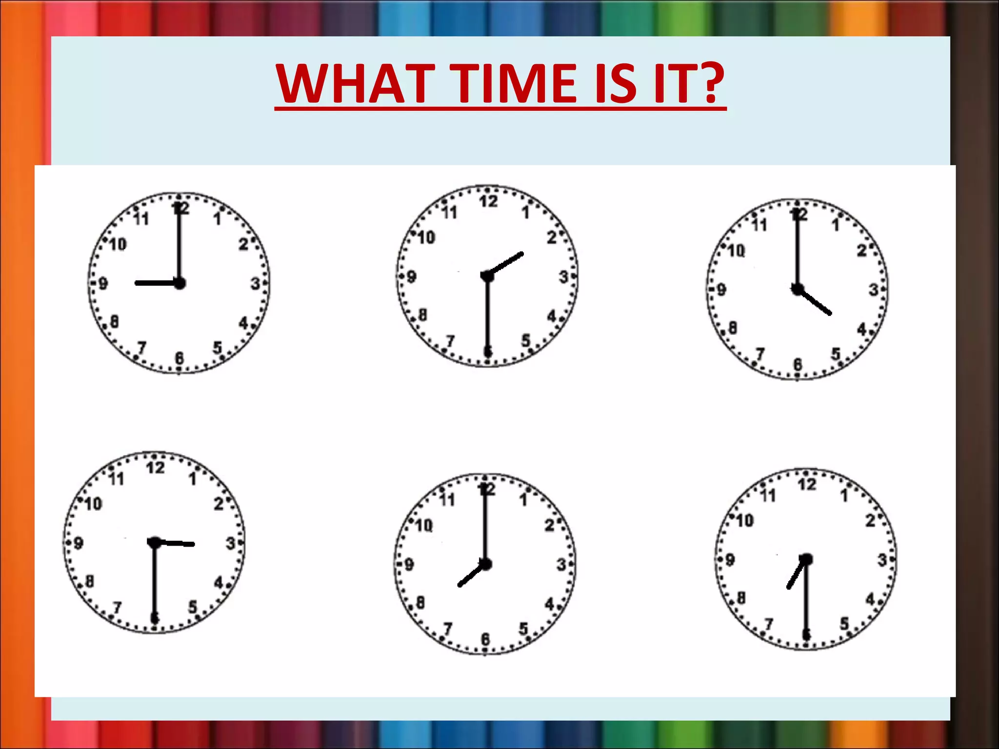 What time is it | PPT