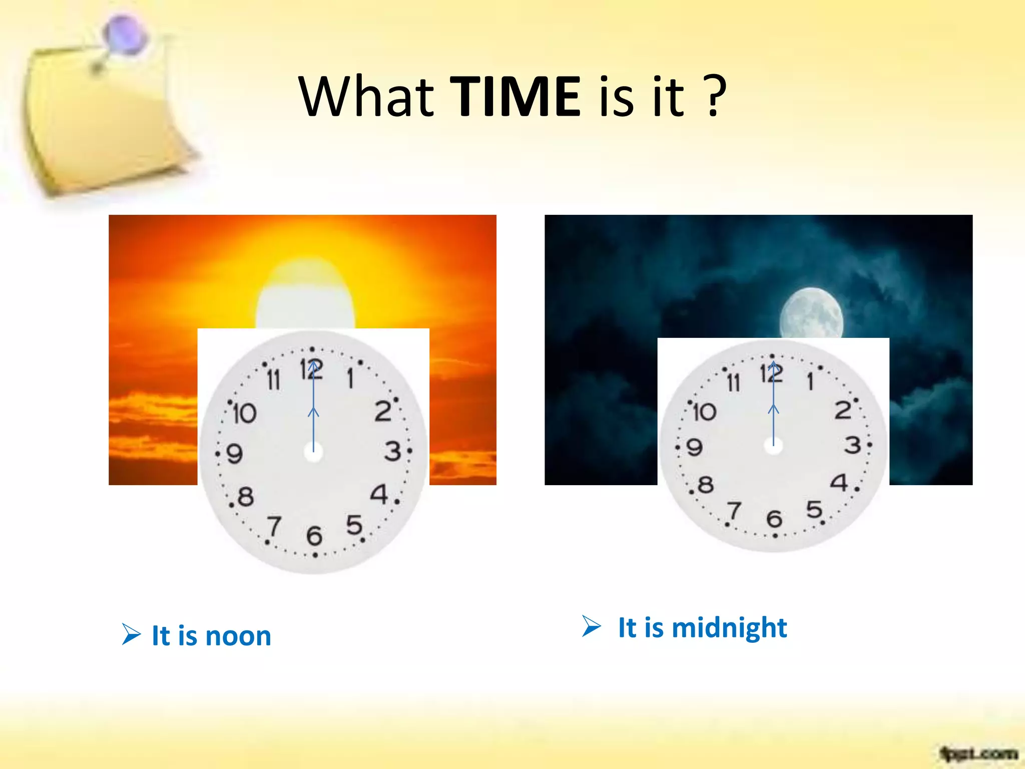 WHAT TIME IS IT? | PPTX