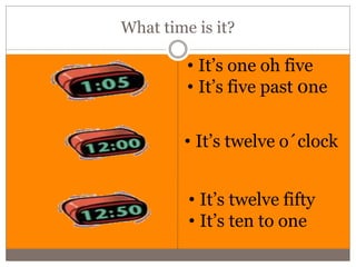 What time is it? | PPT