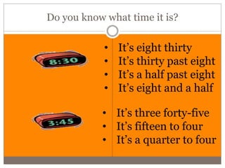 What time is it? | PPT