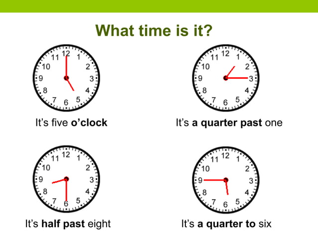 What time is it 4 | PPT