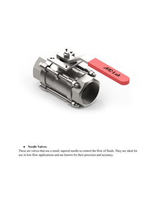 What to Consider When Selecting Instrumentation Valves_ - Arcellor Controls India.pdf