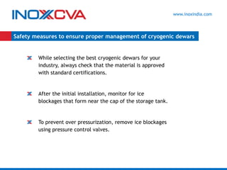 What to consider while selecting the best cryogenic dewar for your ...